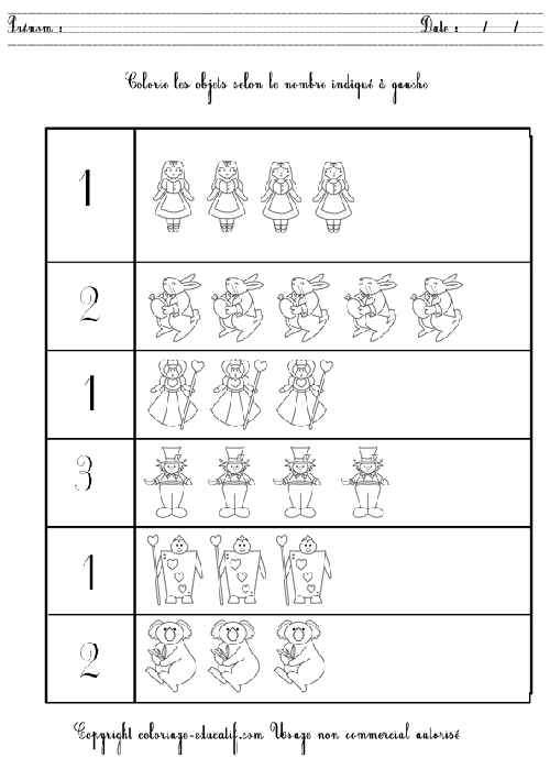 Coloriage éducatif. - L' école pour les parents